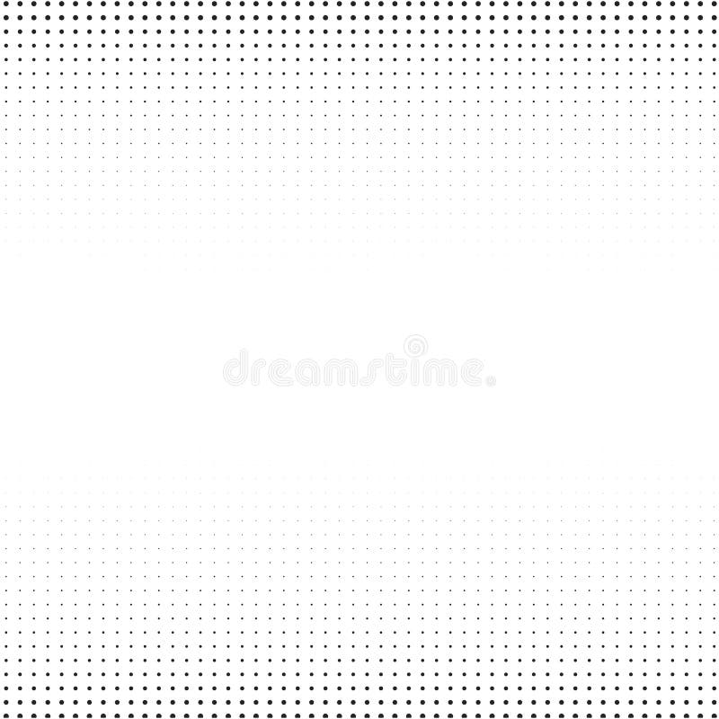 The Background Semitone of Raster Black Dots on a White. Stock Vector ...