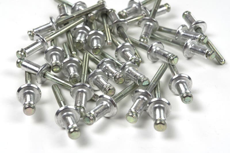 Background from a Set of Various Fasteners Stock Image - Image of cross ...