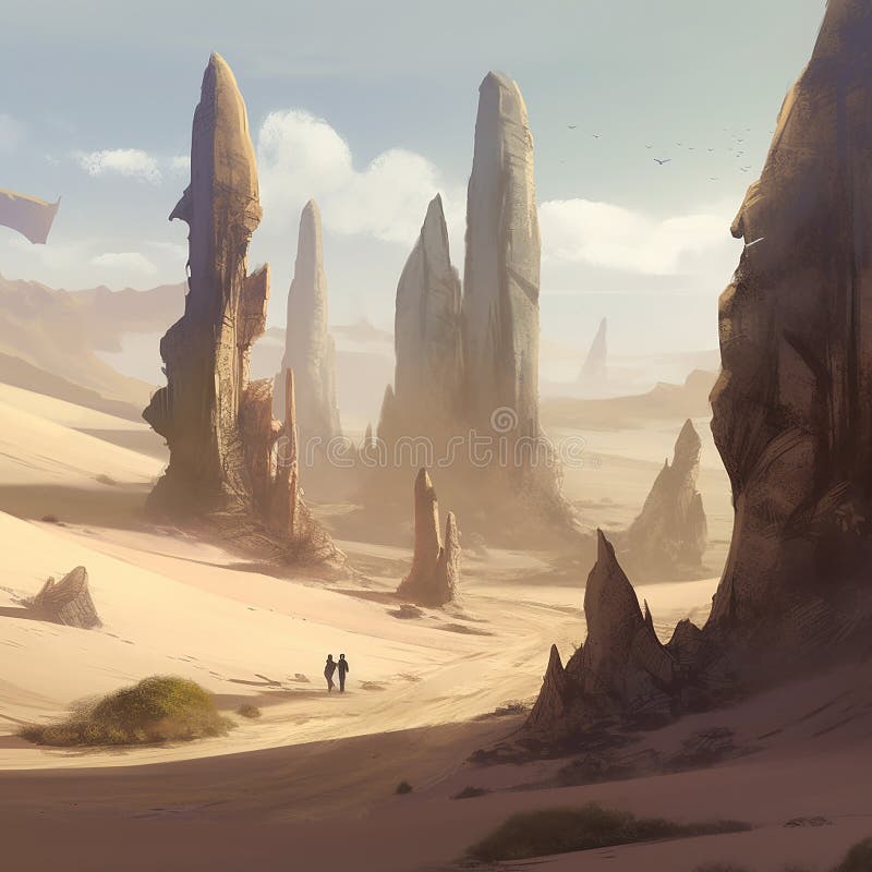 Baron Desert Scenery with Miscellaneous Cliffs and Rocky Hillsides ...