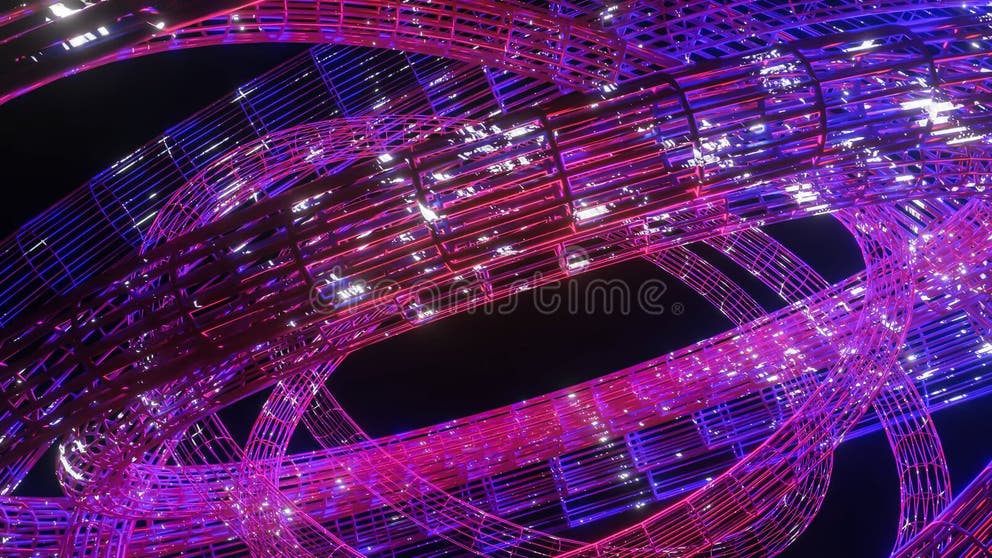 Background of Several Three-dimensional Rings with a Luminous Texture ...