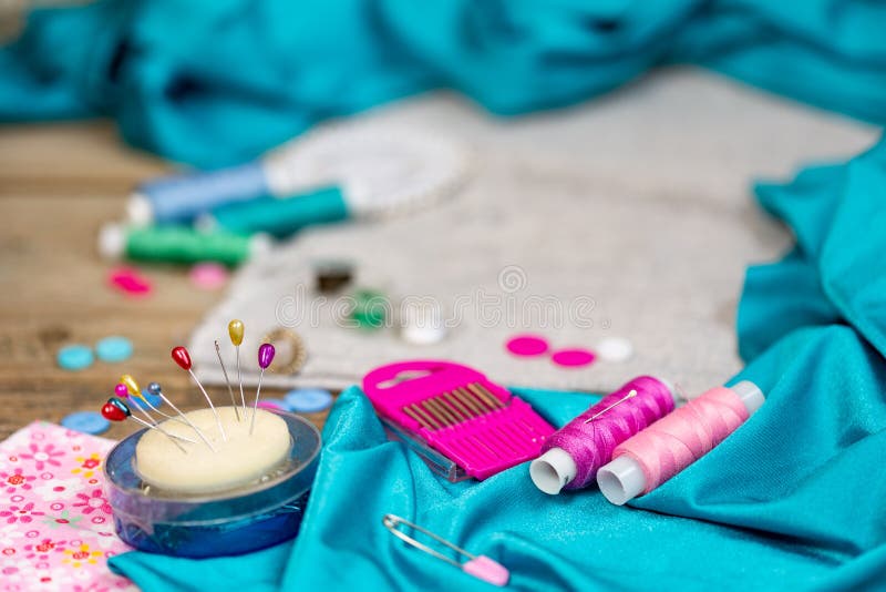 Background for sewing stock photo. Image of fabric, craft - 250326442