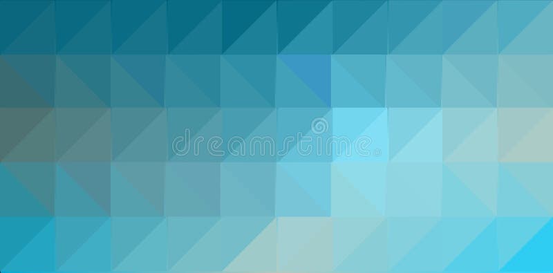 Background in the Shades of Blue Triangles Stock Vector - Illustration ...