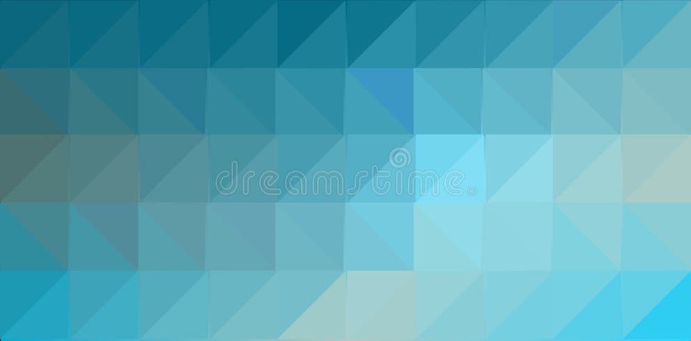Background in the Shades of Blue Triangles Stock Vector - Illustration ...