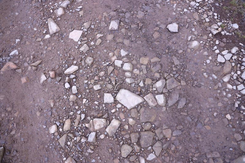 Background of Shattered Stony Stones Surface in Mountain Area. Texture ...