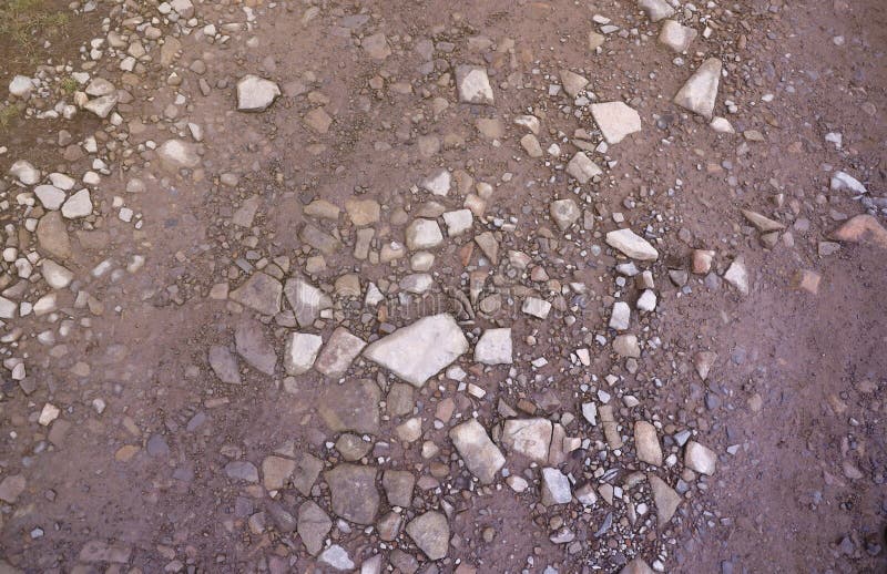Background of Shattered Stony Stones Surface in Mountain Area. Texture ...
