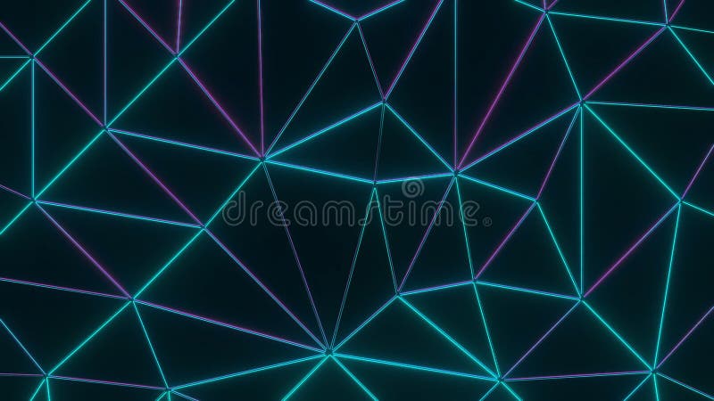 Background With Shimmering Triangular Grid Design Triangular Grid