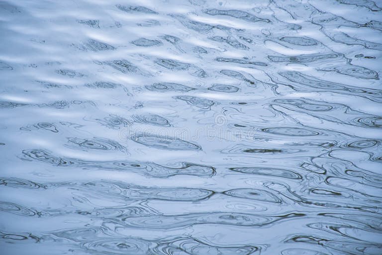 Deep Blue Rippling Water Surface. Stock Image - Image of shinyl, river ...