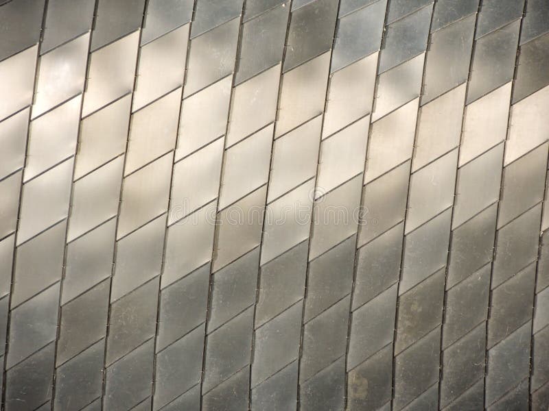 Background of Shiny Metal Plates Stock Photo - Image of silver, tile ...