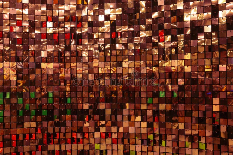 Background of Shiny Multi-colored Foil Squares Stock Image - Image of ...