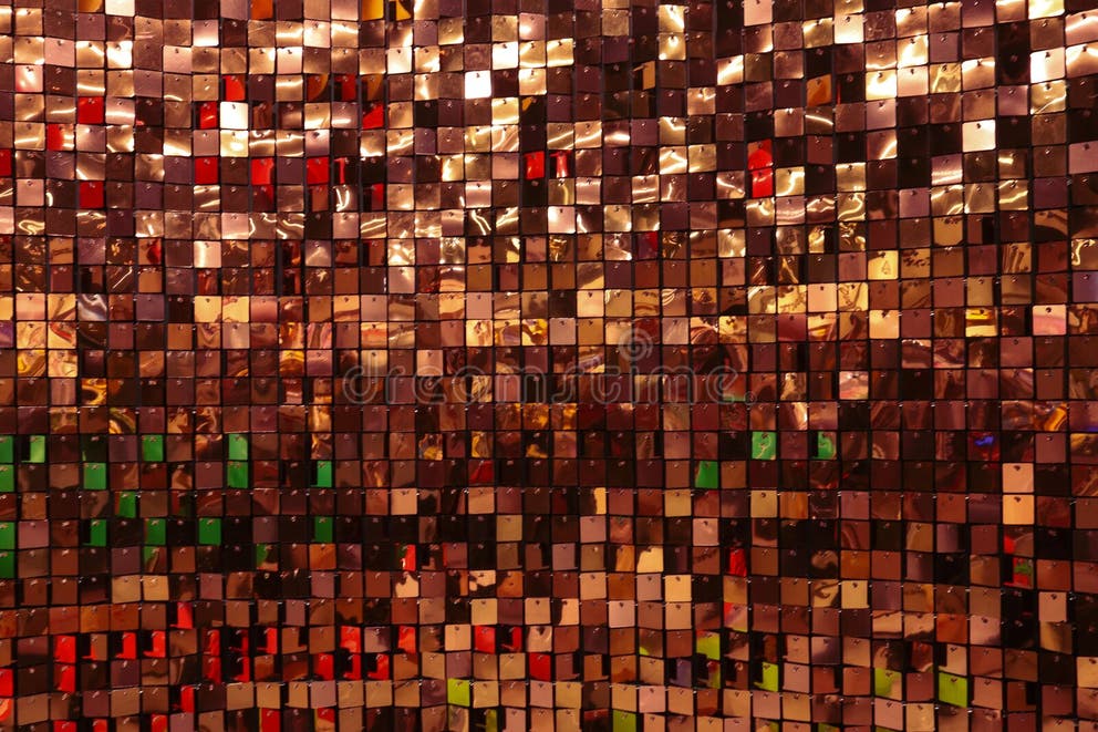 Background of Shiny Multi-colored Foil Squares Stock Image - Image of ...