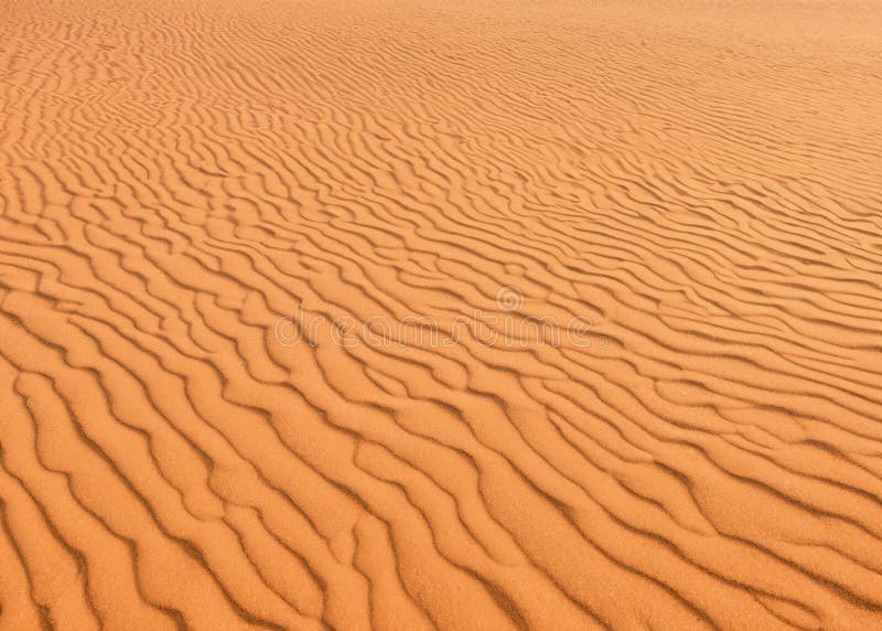 Background Shot of a Desert with Wind Blown Sand Pattern. Stock Image ...