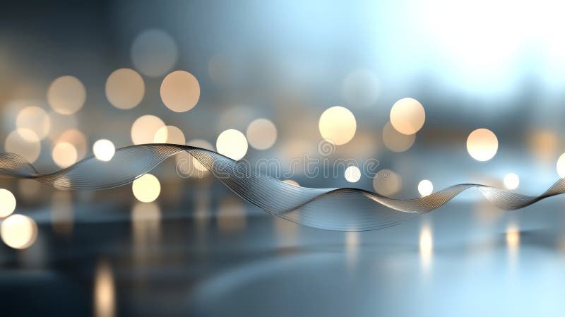 Visual Representation of Dynamic Chaos in a Blurred Background that ...