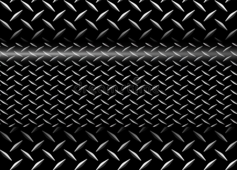 Background Silver Black Metallic, 3d Dark Stock Vector - Illustration ...