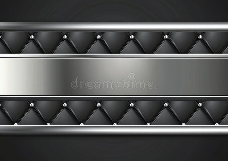 Background in Silver Black Metallic with Diamond Plate Texture, Modern ...