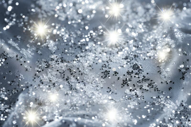 Background of Silver Sequins Stock Illustration - Illustration of ...