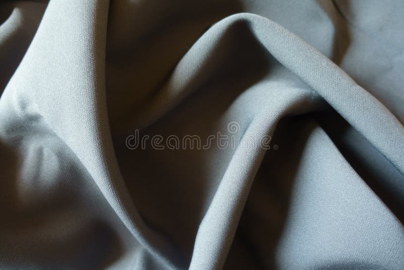 Background - Dark Gray Viscose and Polyester Fabric in Soft Folds Stock ...