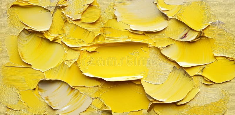 A Background with a Simple Yellow Texture, Heavily Painted in Yellow ...