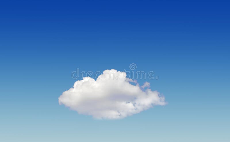Beautiful single cloud stock image. Image of background - 20246123