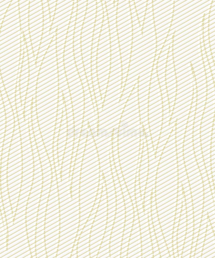 Background Sinuous Figures Fine Lines Yellow-white.Vector Illustration ...