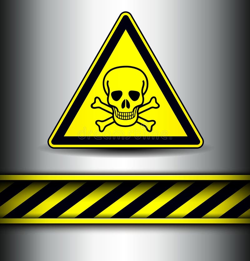 Danger sign. icon. stock vector. Illustration of logos - 13474686