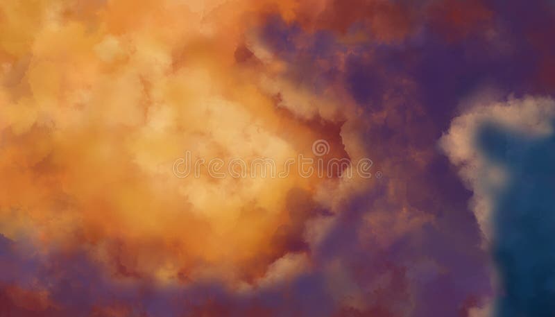 Background Sky and Clouds Vivid Colors Stock Photo - Image of strong ...