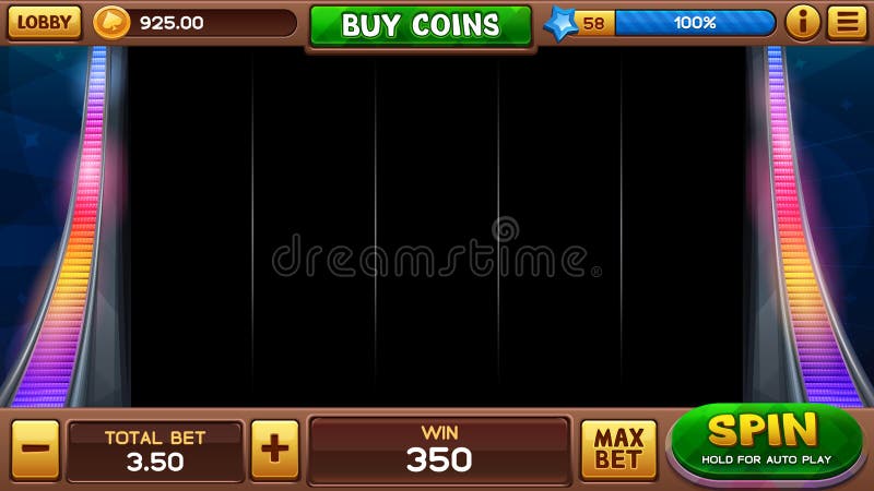 Background for slots game stock vector. Illustration of slot - 47337934