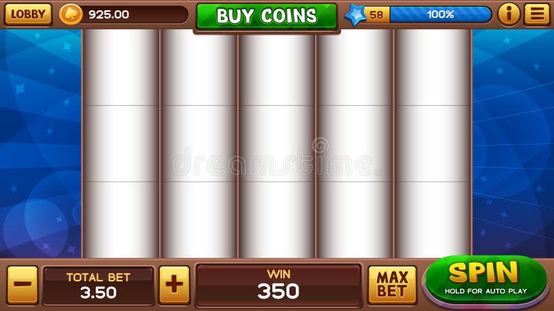 Background for slots games stock vector. Illustration of modern - 100716310