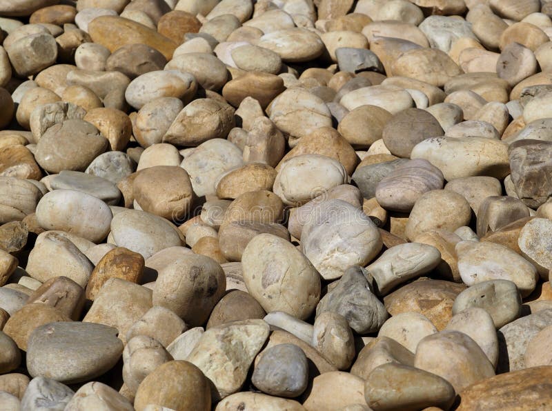 Background of Small Light Coloured Stones Stock Photo - Image of small ...