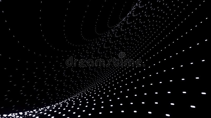 Background with Small Polka Dots Pattern and Hallucination Effect ...