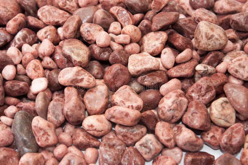 Background of Small Red Stones Stock Image - Image of garden ...