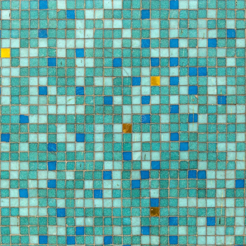 Background of Small Squares in Green Color with Red, Blue and Yellow ...