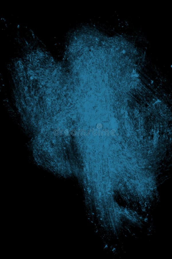 Background and Smear Pattern of Blue Color on Black Background for Your ...