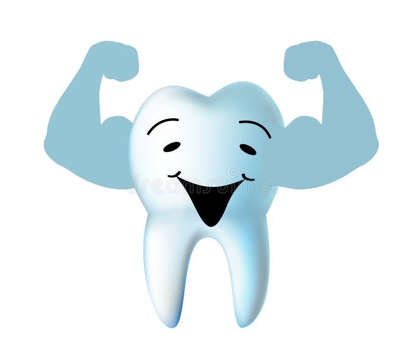 Background with Smiling Tooth Stock Vector - Illustration of care ...