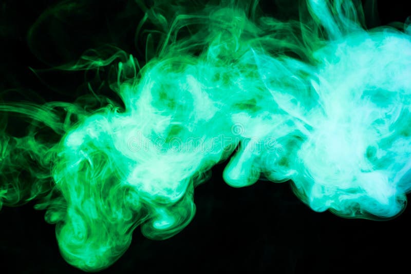 Background from the Smoke of Vape Stock Photo - Image of green ...