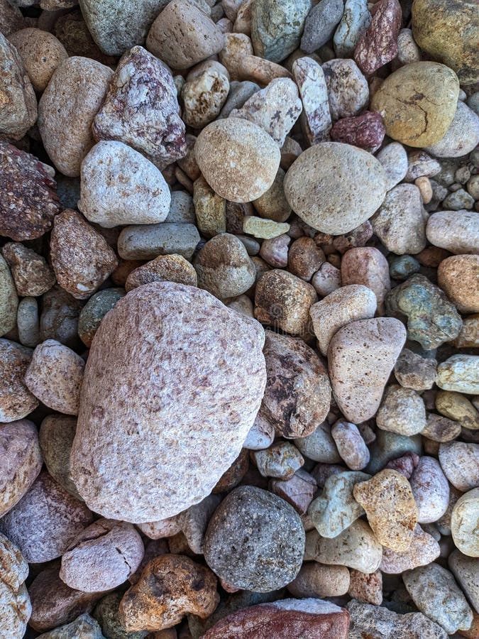Background of Smooth Round Pebble Texture. Stock Photo - Image of ...