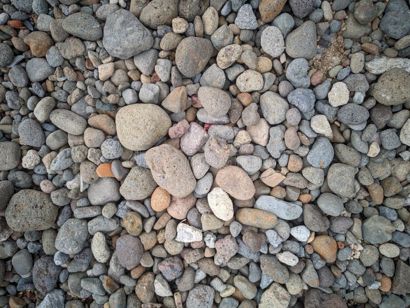 Background of Smooth Round Pebble Texture. Stock Image - Image of ...