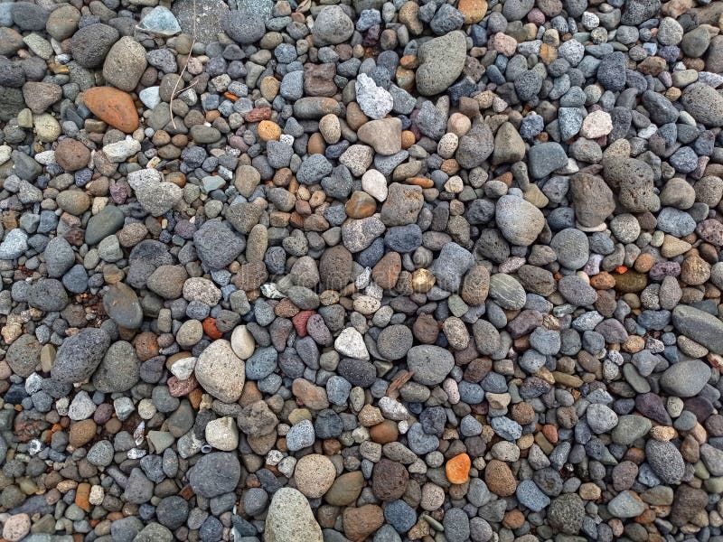 Background of Smooth Round Pebble Texture. Stock Image - Image of ...