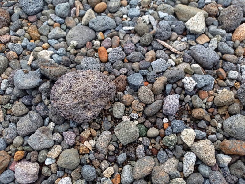 Background of Smooth Round Pebble Texture. Stock Image - Image of floor ...