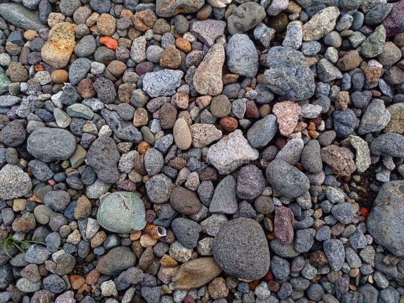 Background of Smooth Round Pebble Texture. Stock Photo - Image of ...