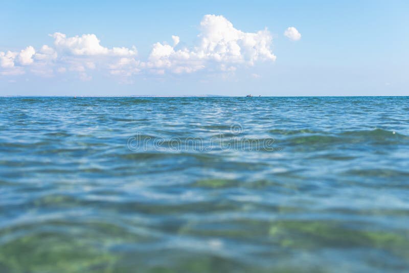 Background of the Smooth and Soft Natural Transparent Sea Water with ...