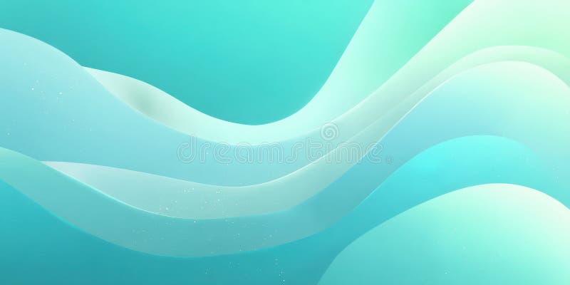 Background with Smooth Teal Gradient and Flowing Abstract Lines Stock ...