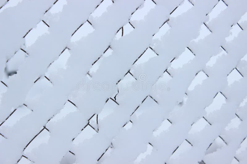 Background from a Snow Fence. Winter Garden. Stock Image - Image of ...