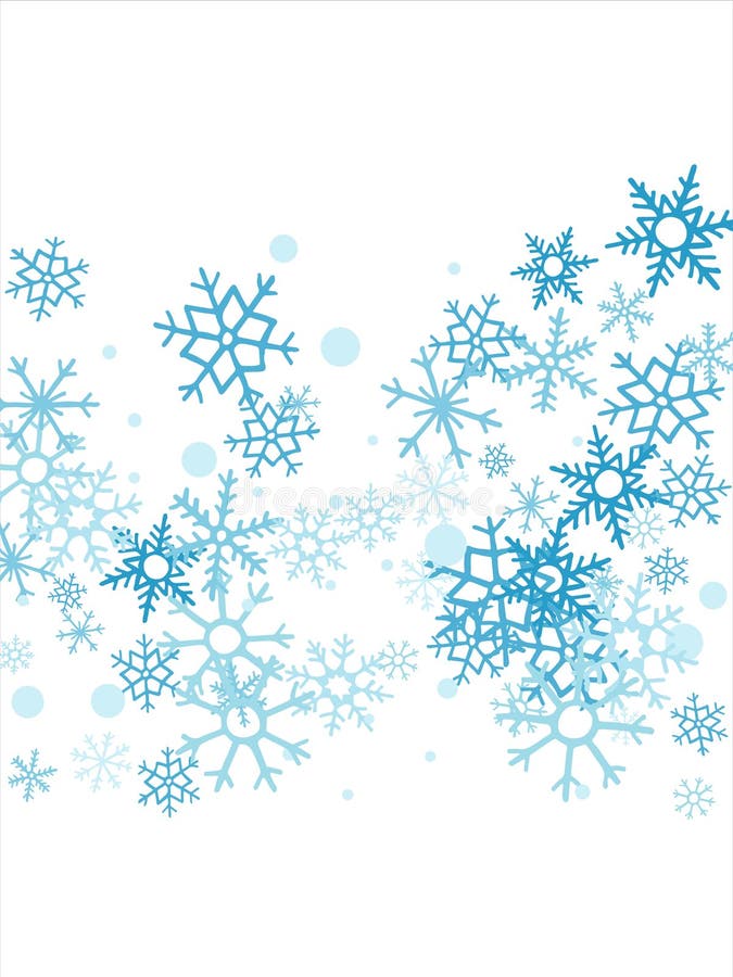 Background with Snowflakes Design for Winter with Text Space Place ...