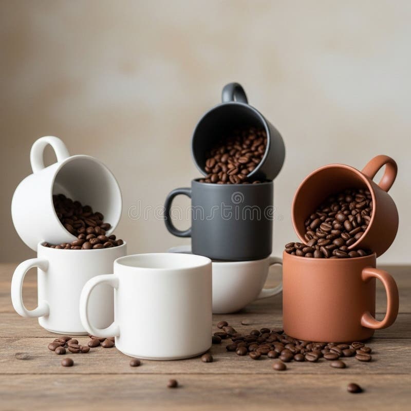 Several Ceramic Mugs Stock Illustrations – 193 Several Ceramic Mugs ...