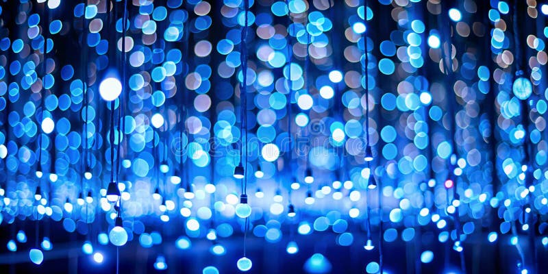 Blue lights background stock illustration. Illustration of blueglow ...