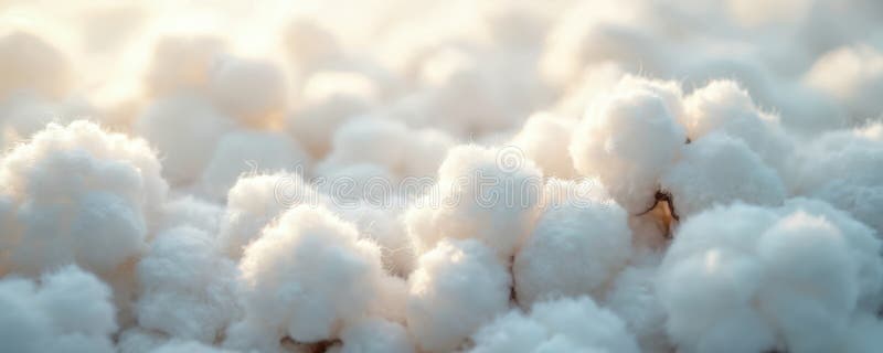 Background with Soft Cotton Wool Texture in Close Up. White Fluffy Clouds Background. Softness ...