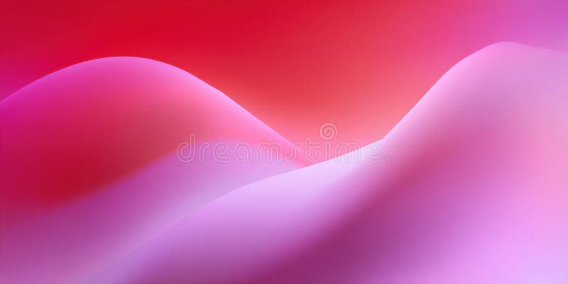 Background with Soft Red and Pink Gradient Flow Stock Illustration ...