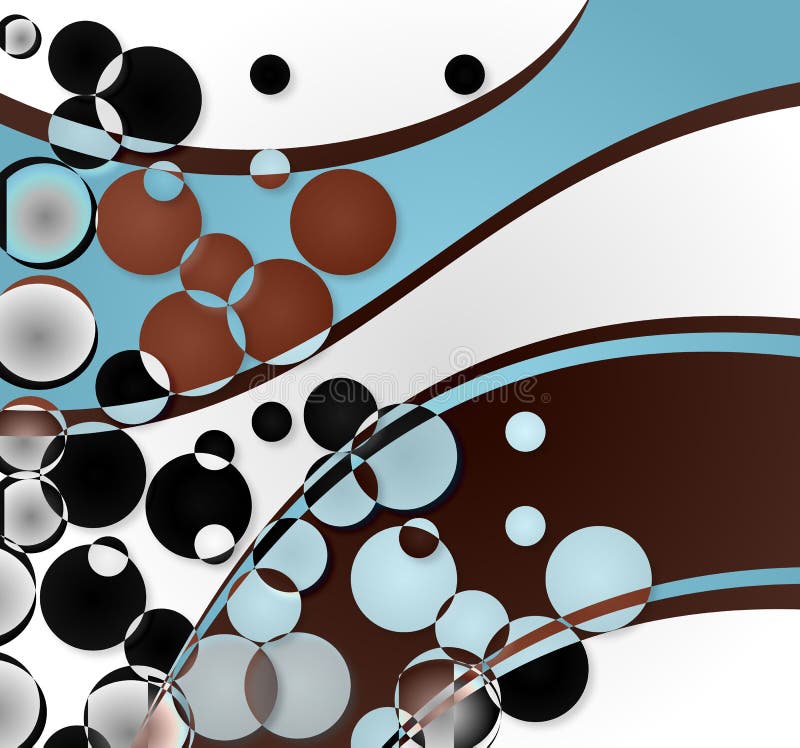 Background with Soft Waves Color Stock Illustration - Illustration of ...