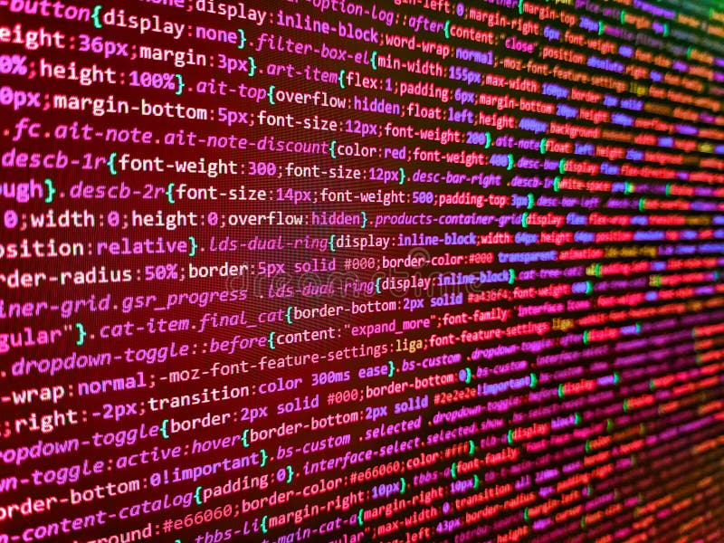Programming Coding Source Code Screen. Stock Image - Image of arduino, design: 54486881