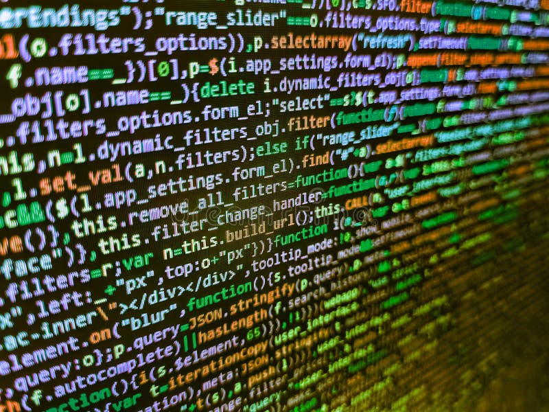 Programmer Occupation Html And Css Code Developing Screenshot Web Or Application Development